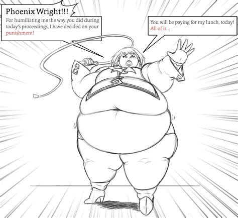 Rule 34 Beauty Mark Belly Fat Gyakuten Saiban Karuma Mei Large Belly Massive Thighs Obese