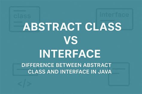 Difference Between Abstract Class And Interface In Java Coding Shuttle