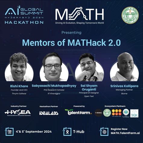 Talentfarm Idealabs Mentor Mathack Startup Ai Innovation Aiglobalsummit Hackathon