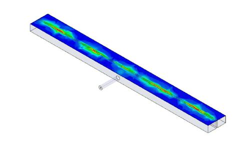 Electric Field Intensity Profile Of The Te10 Like Mode From The Hfss Download Scientific