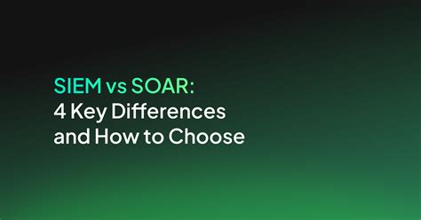 Siem Vs Soar 4 Key Differences And How To Choose Coralogix