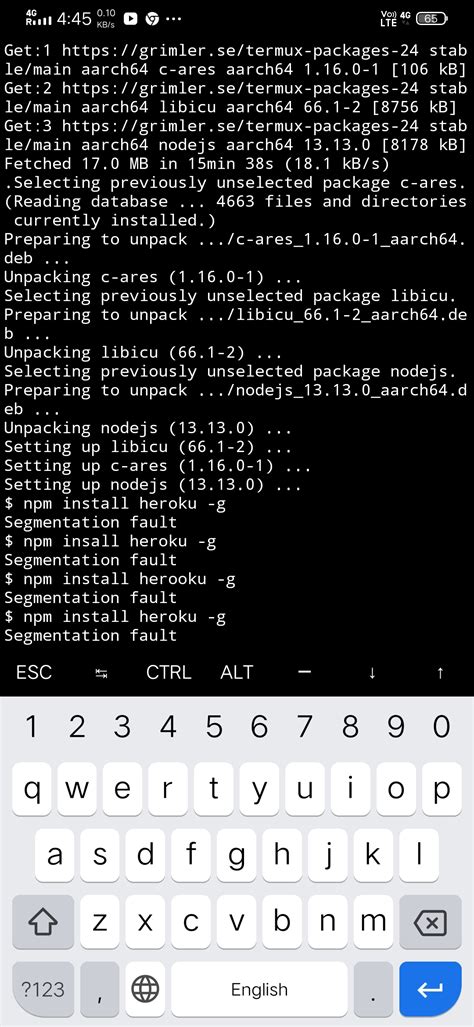 Segmentation Fault · Issue 2129 · Termuxtermux Packages · Github