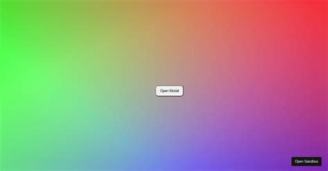 Framer Motion Modal Codesandbox