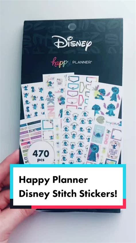 Disney Stitch Stickers For Happy Planner Fans Tiktok