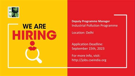 centre for science and environment new delhi on linkedin hiringnow