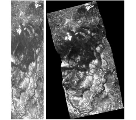 Geometric Correction Left Uncorrected Image Right Geometrically Download Scientific