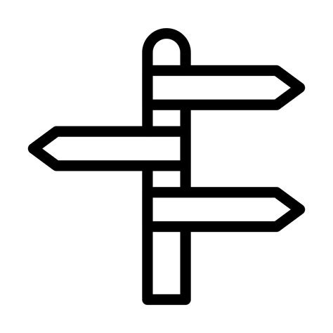 Signpost Icon Design 14213358 Vector Art At Vecteezy