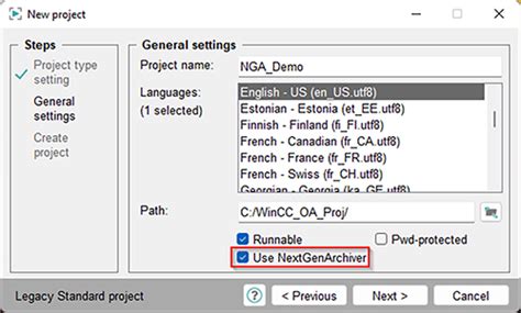 how to configure nextgen archiving in wincc oa to use a microsoft sql