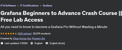 Grafana Beginners To Advance Crash Course Free Lab Access Scriptmafia Org Download Full