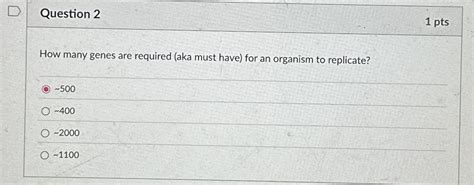 solved question 21 ﻿ptshow many genes are required aka must
