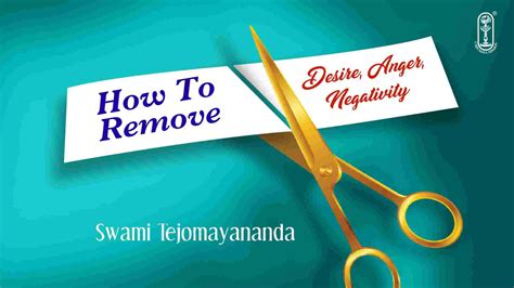 ChinmayaclixHow To Remove Desire Anger Negativity Chinmayaclix
