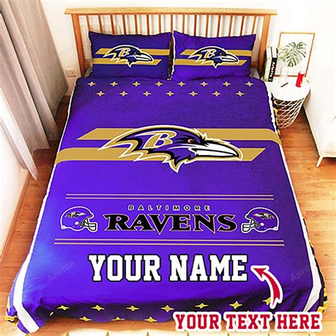 Baltimore Ravens 72 Football Personalized Custom Bedding Sets King