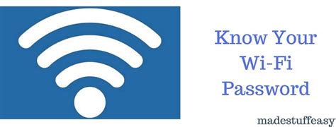 How To Know WiFi Password Of Your Network Using Cmd
