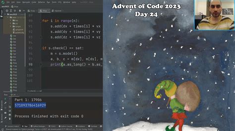 advent of code 2023 python day 24 youtube
