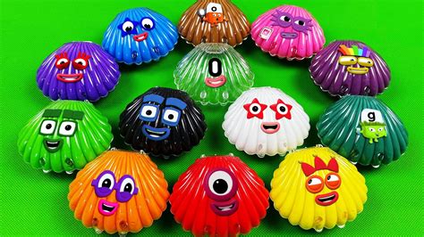 Looking Numberblocks Alphablocks Alphabet Lore Slime Seashell Suitcase…mix Coloring Asmr