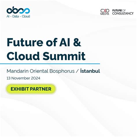 Were Excited To Join The Future Of Ai And Cloud Summit As An Exhibit