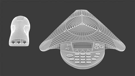 Polycom SoundStation Expandable Conference Phone D Model By Frezzy