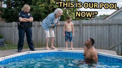 Karen Calls 911 To Forcefully Remove Black Man From His Pool Shocked When Officer Takes Her