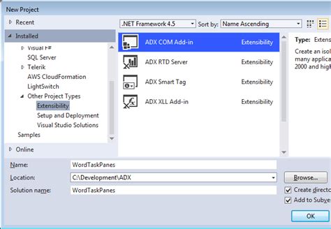 Creating Custom Task Panes For Word C Sample