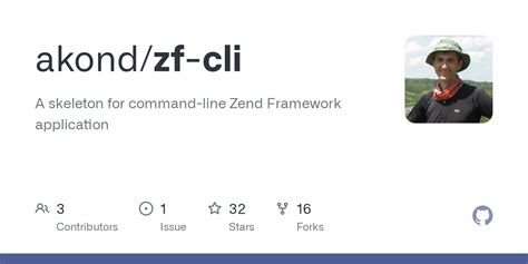 Github Akondzf Cli A Skeleton For Command Line Zend Framework