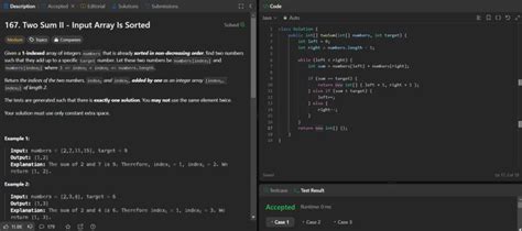 Day 52 Of 100daysofcode Challenge Two Sum Ii Priyanka Mehra Posted On The Topic Linkedin