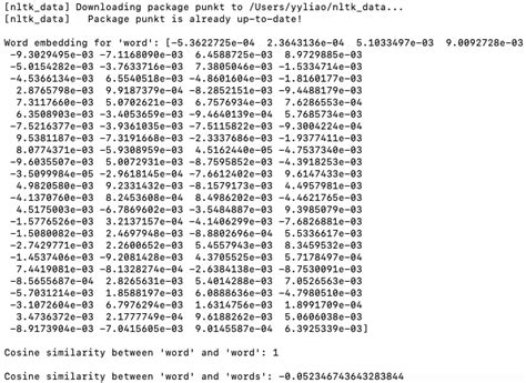 Word2vec With Gensim