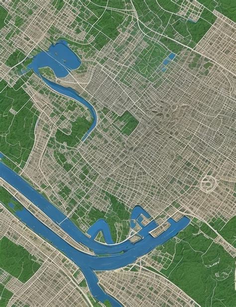 Geographic Information System For Urban Planning Premium Ai Generated