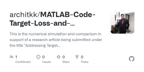 Github Architkkmatlab Code Target Loss And Actuator Saturation This Is The Numerical
