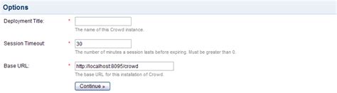 Running The Setup Wizard Crowd Data Center 70 Atlassian Documentation