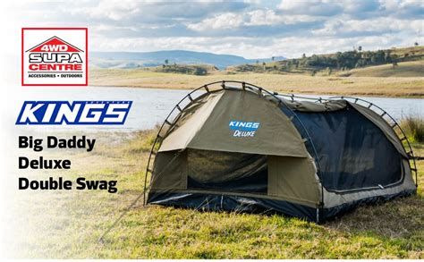 Adventure Kings Big Daddy Deluxe Double Swag Camping Tent Hiking Dome