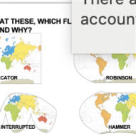 Geography Map Projection PowerPoint Classful