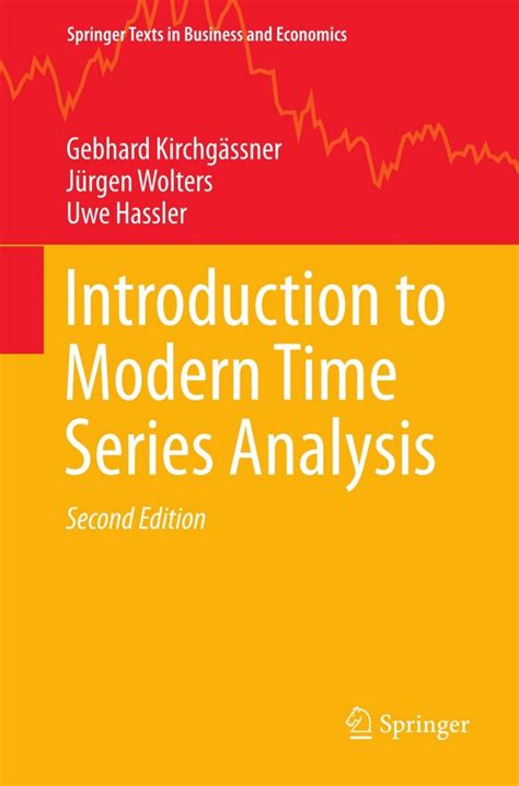 Introduction To Modern Time Series Analysis 2nd Edition Premiumjs Store