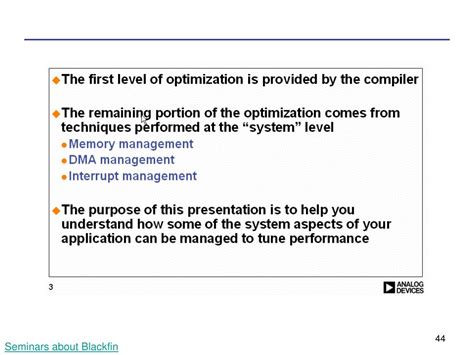 Ppt Architectural Analysis Of A Dsp Device The Instruction Set And The Addressing Modes