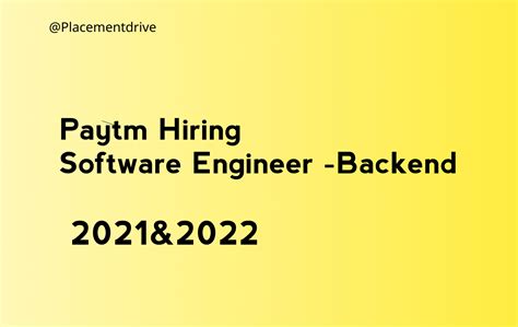 Paytm Hiring