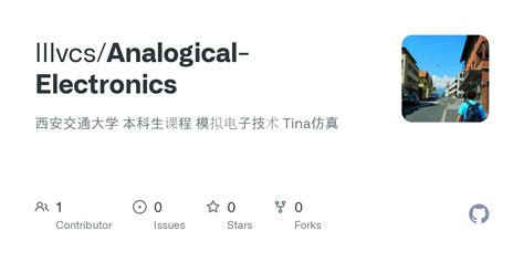 Github Lllvcsanalogical Electronics 西安交通大学 本科生课程 模拟电子技术 Tina仿真