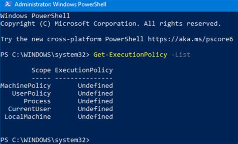 Ps Get Executionpolicy List Alexanders Blog