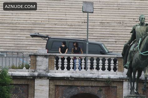 Rocio Munoz Seen During A Photoshoot At Villa Borghese In Rome Aznude