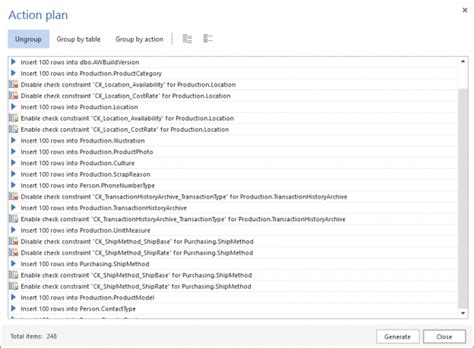 ApexSQL Generate 2016 Screen Shot Tour