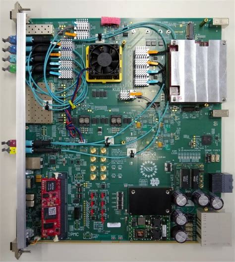 Bcp Version 1 Atca Board With A Ku115 Fpga Located Under The Fan