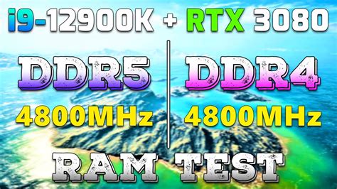 Ddr5 4800mhz Vs Ddr4 4800mhz Pc Gameplay Tested Ram Tested Youtube