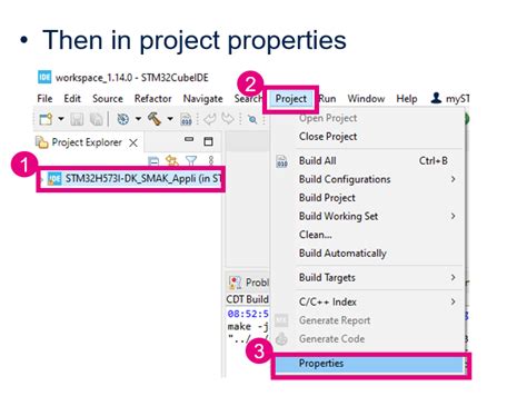 Solved I Cannot Compile Smak Application Stmicroelectronics Community