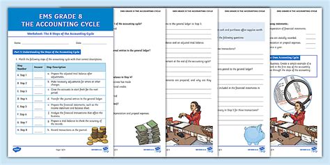 Grade 8 Ems Worksheet The Accounting Cycle Teacher Made