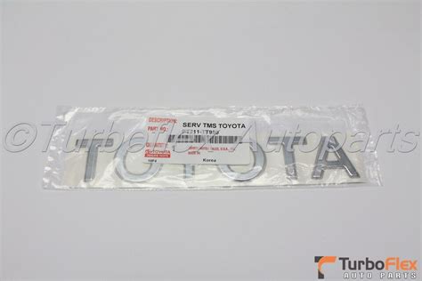 Toyota Tacoma 1998 2004 Tailgate 4 Emblem Kit Genuine Oem Ebay