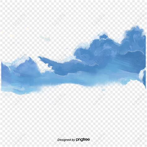 푸른 구름 일러스트 일러스트과 어두운암운하늘자연스러운 Png 일러스트 무료 다운로드 Lovepik