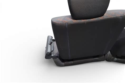 2008 2011 Honda Element Rear Seat Set Right Left Side Black Gray Cloth