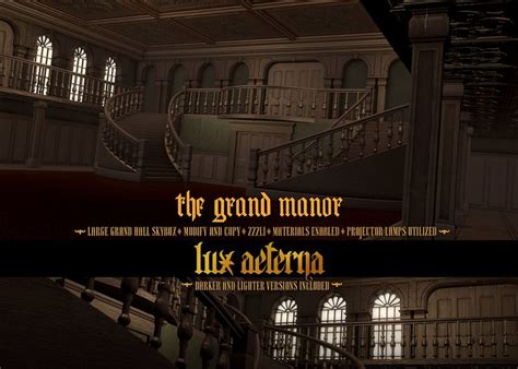 Second Life Marketplace Lux Aeterna The Grand Manor