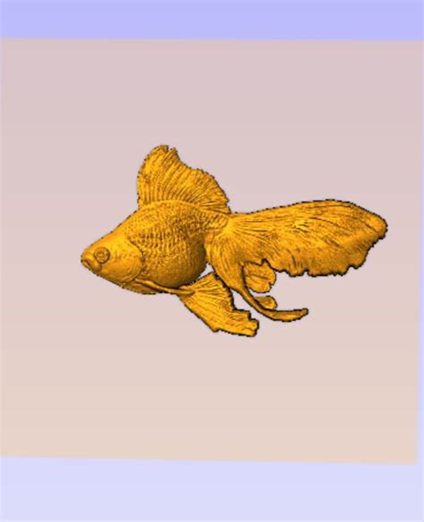 Gold Fish Stl 3d Gold Fish Fish Stl Fan Tail Gold Fish Art Tropical