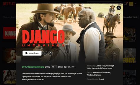 „django Unchained“ Netflix Deutschland 2024 So Gehts