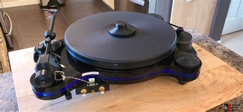 Oracle Origine Mkii Turntable With Ortofon Mc 1 Turbo Cart And Dust Cover Photo 4716542