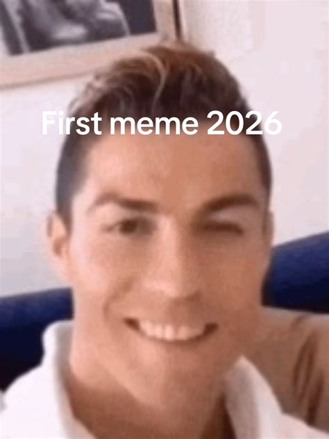 First Meme Of 2026 Celebrating Cristiano Ronaldo Tiktok